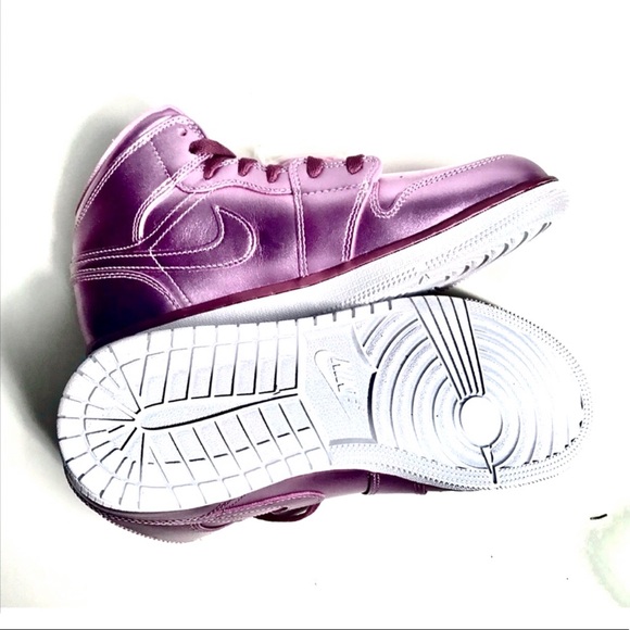 Jordan | Shoes | Just In Air Jordan Mid Metallic Pink Rose Gs | Poshmark